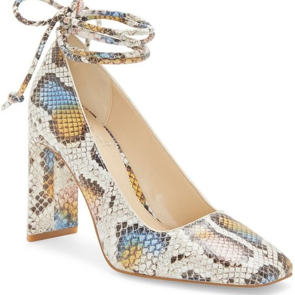 Vince Camuto | Shoes | Vince Camuto New Vcdamell Leather Snake Skin ...